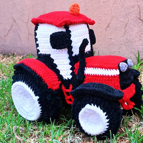 Toota's Tractor Crochet Pattern - Etsy