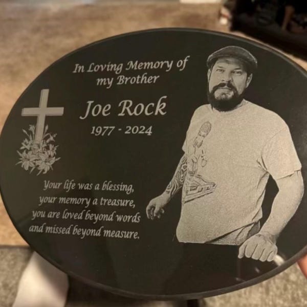 Custom Engraved Granite/marble Wedding Anniversary Gift, Engagement ...