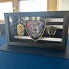 Thin Blue Line Shadow Box Display - Etsy