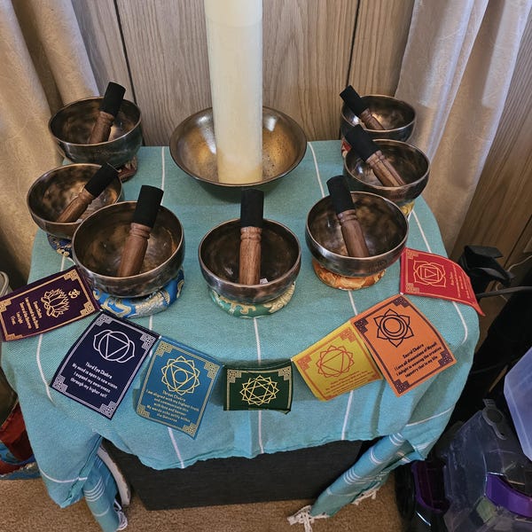 20 Inches Large Foot Engraved Standing Singing Bowls-eight Lucky Symbol ...