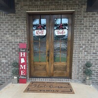 Winter Porch Sign Christmas Welcome Sign Let It Snow Sign - Etsy Canada