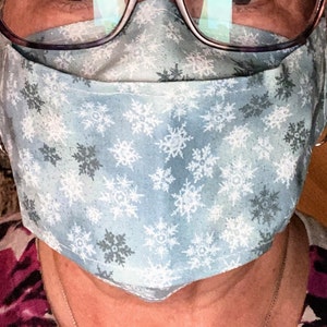 3D Face Mask With Around the Head Adjustable Elastics Limits | Etsy