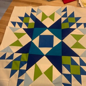 Merope Star Block Pleiades Quilt Pattern Adaption Paper - Etsy