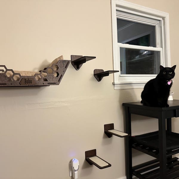 Cat Wall Furniture, Modern Cat Wall Shelves, Cat Wall Bed, Cat Bridge ...