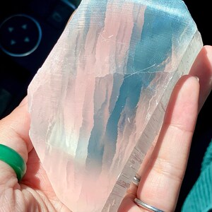 Rose Quartz Anatomical Heart Crystal Mini Natural Rose - Etsy