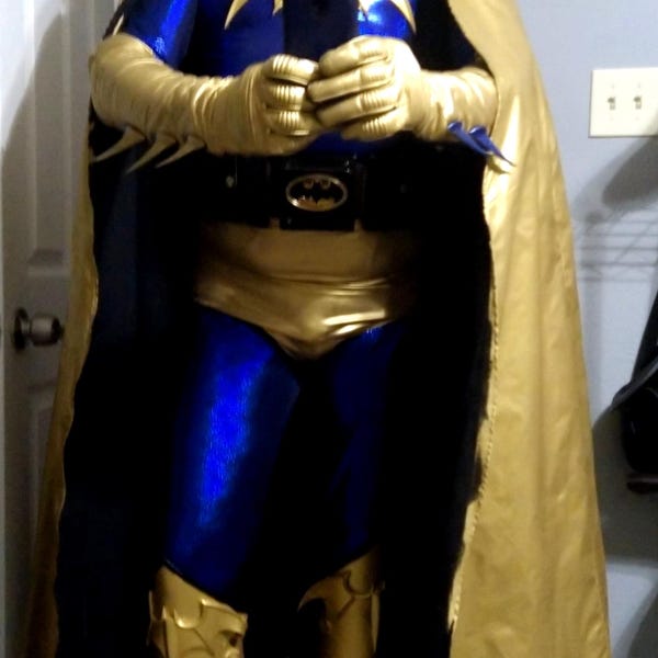 Bat Hero Cape (dowel Slot Option) 8 Panel Wide Dark Night - Etsy