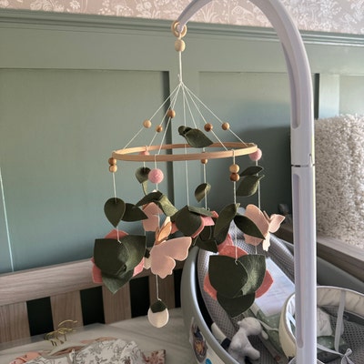 Monarch Butterfly Mobile, Butterfly Baby Mobile Crib, Forest Style ...