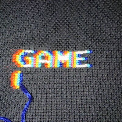 Game Over 4-in-1 Cross Stitch Pattern - Etsy