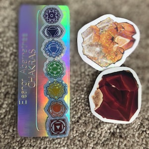 Chakra Holo Vinyl Waterproof Stickers Laptop Decal Hydro Flask Chakra ...