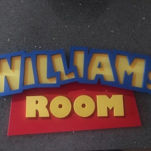 Toy Story Style Personalised Name Sign .. Any Name Made to Order - Etsy