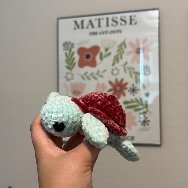 Crochet Mini Turtle Pattern PDF Download Beginner Friendly Amigurumi ...