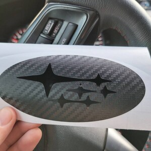 Subie Emblem Overlays Shark Vinyl Sticker Emblem Decal | Etsy