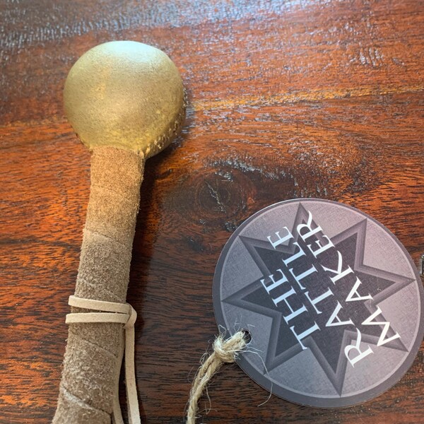 TRADITIONAL PLAINS RATTLE (mini) - Native American, Music Instrument ...