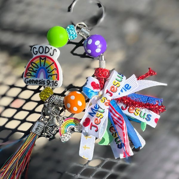 Chosen, Blessed, Forgiven, Redeemed Silicone Focal Bead. Religious ...