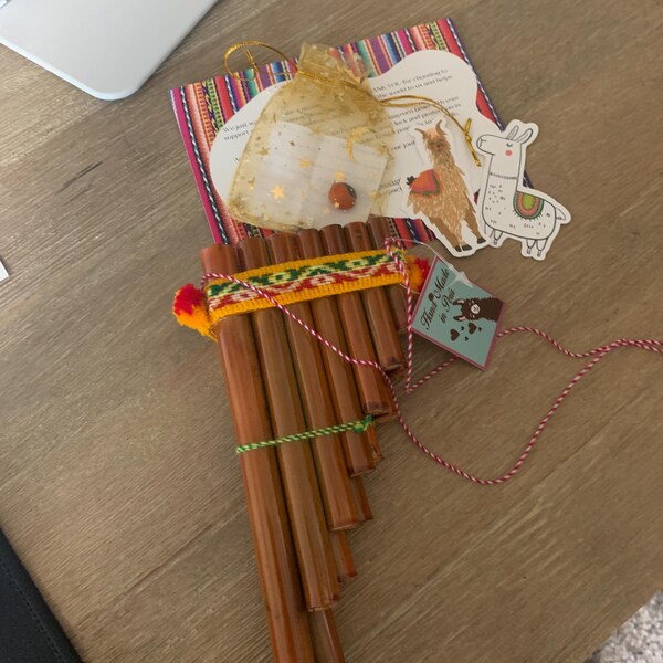 Handcrafted Peruvian Pan Flute Authentic Andean Musical Instrument ...