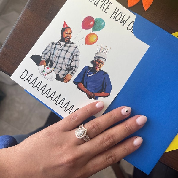 Friday Birthday Card, 90s Pop Culture, Hip Hop Birthday Card, Funny ...