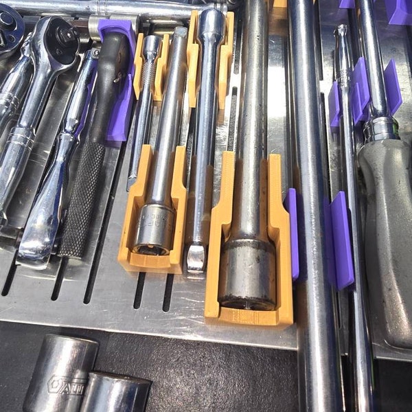 Magnetic Tool Holder for Extensions – Socket Extension Organizer ...