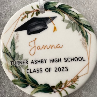 Graduation Ornament, Graduation Keepsake, Personalized Name, College ...