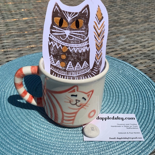 Cat Bum Mug - MADE TO ORDER - the Perfect Cosy Mug for Cat Lovers ...