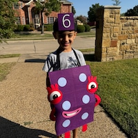 Numberblocks Costume, Halloween Costume, Birthday Costume, Characters 1 ...