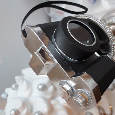 3D Camera Box Paper Craft Camera for Candy Photograph Photographer ...