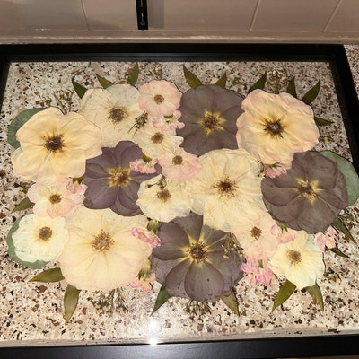 11x14 Custom Floral Shadow Box Wedding Flower Shadow Box - Etsy