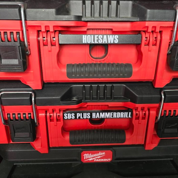 Milwaukee Packout Low Profile Compact Organizer- Labels - Etsy