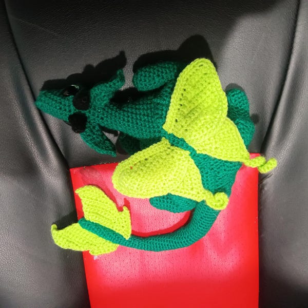 Curvy Flying Dragon Crochet Amigurumi Pattern DIGITAL PDF by Crafty ...