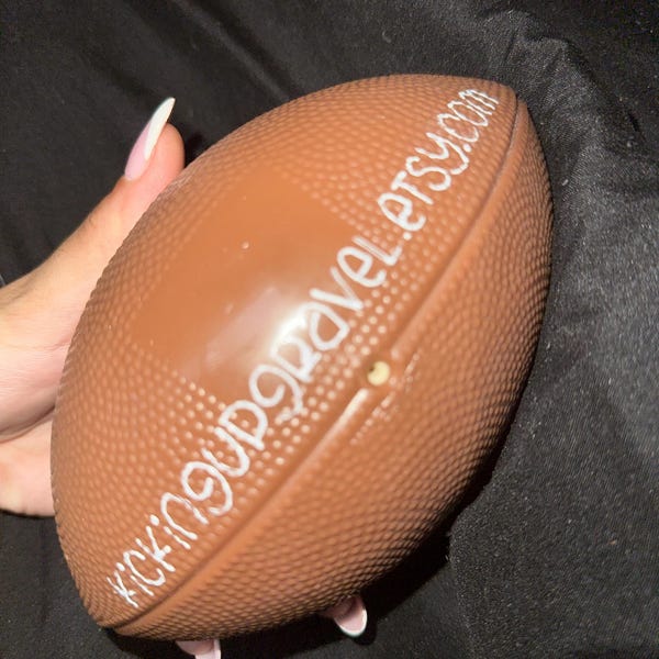 Personalized Hand-painted Mini Footballs - Custom Name Sports Gifts ...