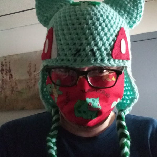 Crochet Bulbasaur Beanie/hat - Etsy