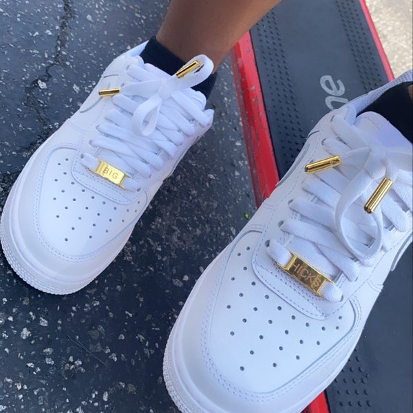 Custom Lace Locks,af1 Gold Metal Replacement Name Lace Tags Shoe Charms ...