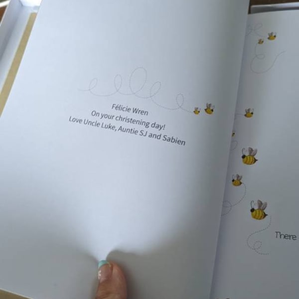 Personalised Nursery Rhyme & Poems Keepsake Book for Newborns and ...