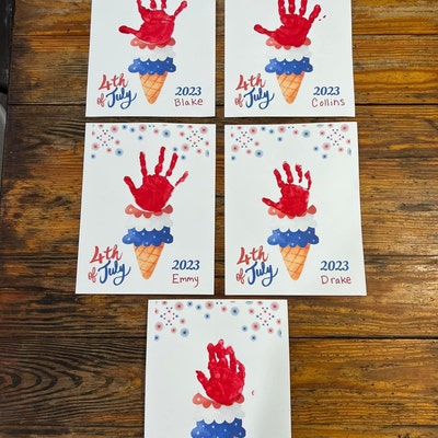 Tulip Handprint Craft