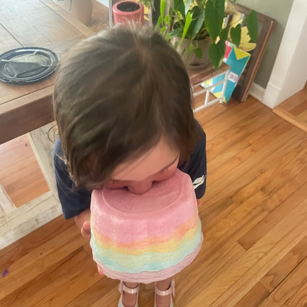 Fresh Cotton Candy Layered Cake, Birthday/special Occassions/baby ...