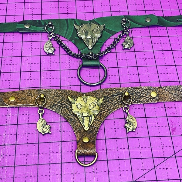 Patterns for Leather Choker Necklace - PDF Leather Pattern - Etsy