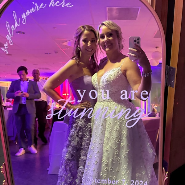 Pearl Wedding Sign, Bride and Groom, Modern Decor, Clear, Minimal ...