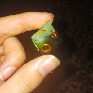 Algae Dice Handmade Sharp Edge Resin Dice Dnd Dice Set RPG - Etsy