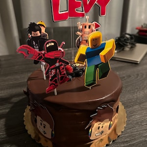 Cake Topper Roblox Birthday. - Etsy