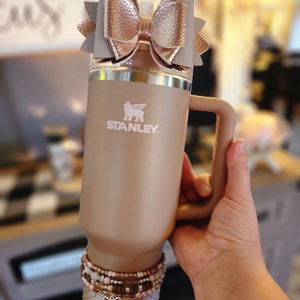 Almond Rose Bracelet Stack for Stanley Tumbler - Neutral Colors - Etsy