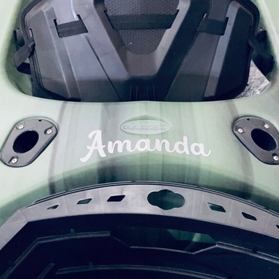 Kayak Vinyl Decal Stickers Personalized Kayak Decal Custom Canoe Decals ...