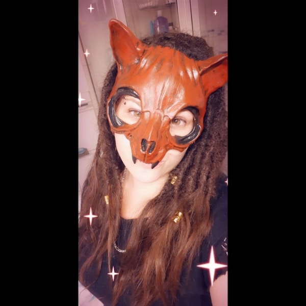 Bloody Cat Mask, Vampire Cat Mask, Cat Mask, Ball Party Mask, Halloween ...