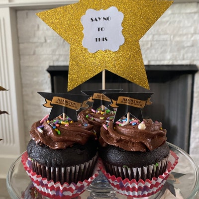 Hamilton Cake Topper, Glitter Cake Topper, Hamilton Musical , Alexander ...