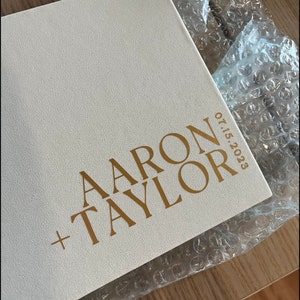 Big Gold Foil Sign Acrylic Wedding Sign Guest Book Glass - Etsy