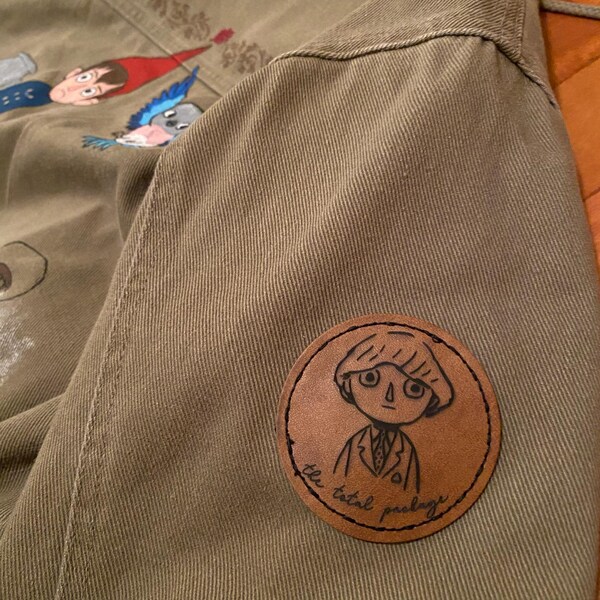 Engraved Leather Patch for Hats, Bags, Backpacks, Iron Patch, Custom ...