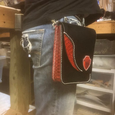 Belt Pouch Pattern Leather DIY Small Belt Pouch Belt Bag - Etsy