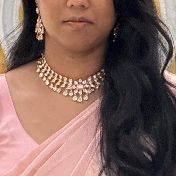 6 Layered Rani Haar Emerald Green Bridal Haar Long Necklace Set Indian ...