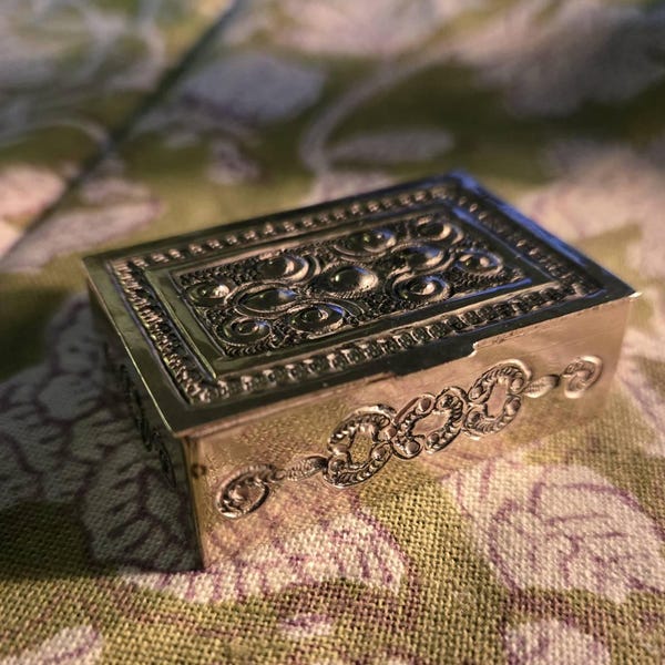 Cloisonne Dragon and Birds Tibor or Round Boxes, Trinket / Pill Boxes ...