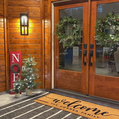 Welcome Doormat,custom Welcome Script Doormat,custom Doormat, Extra ...