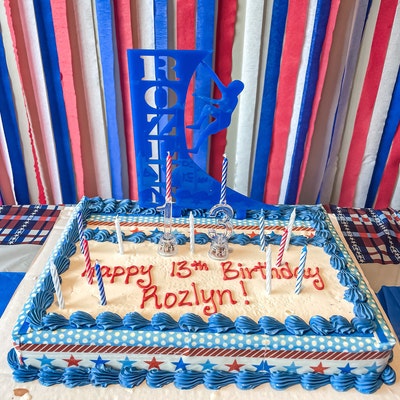 Long Jump Cake Topper Track and Field Sports Birthday Party - Etsy