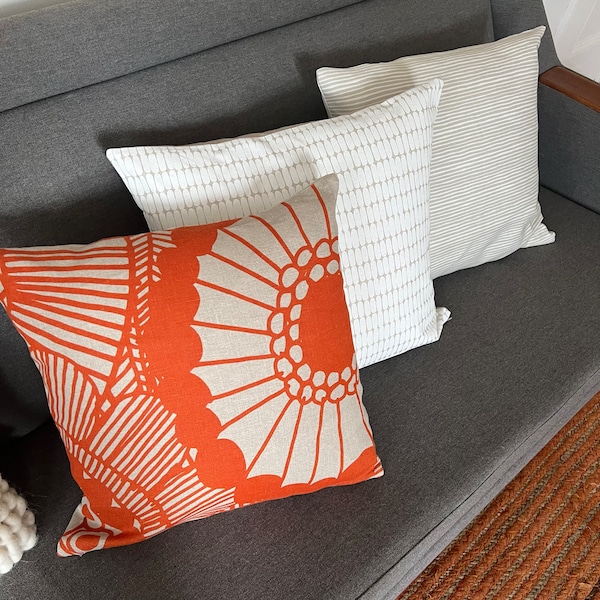 Red Unikko | Marimekko Poppy Pattern | Bold Floral Design | Handmade ...